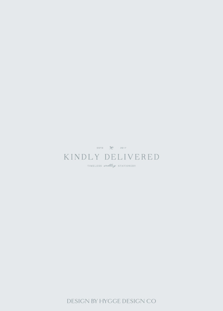 Custom Brand for Kindly Delivered - hyggedesign.co